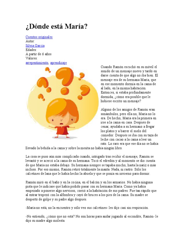 Dónde Está María | PDF