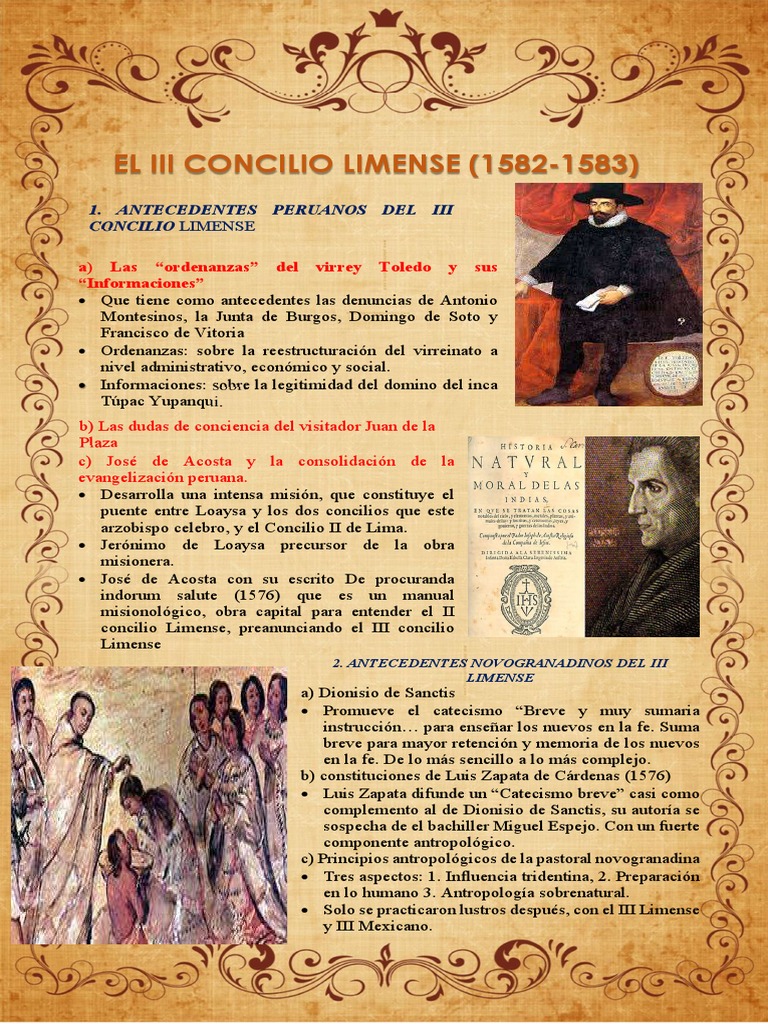III Concilio Limense | PDF | Religión y creencia