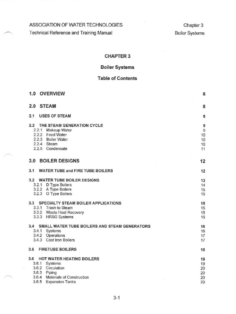 Chapter 3 Boiler System PDF | PDF