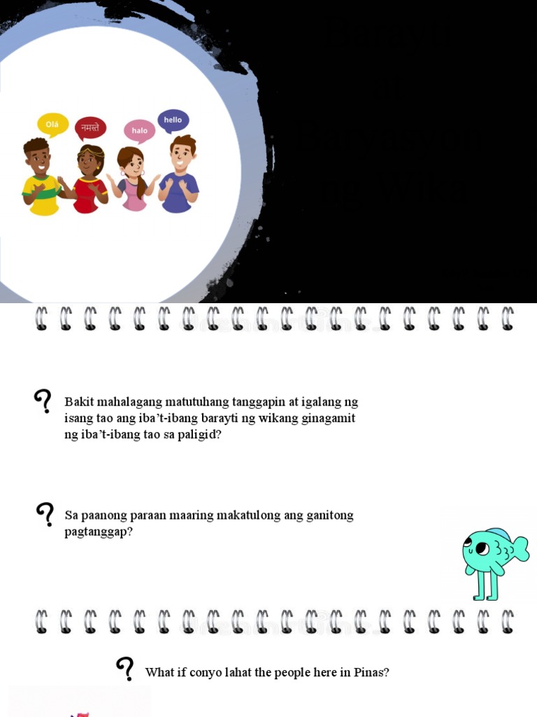 Barayti at Baryasyon NG Wika | PDF