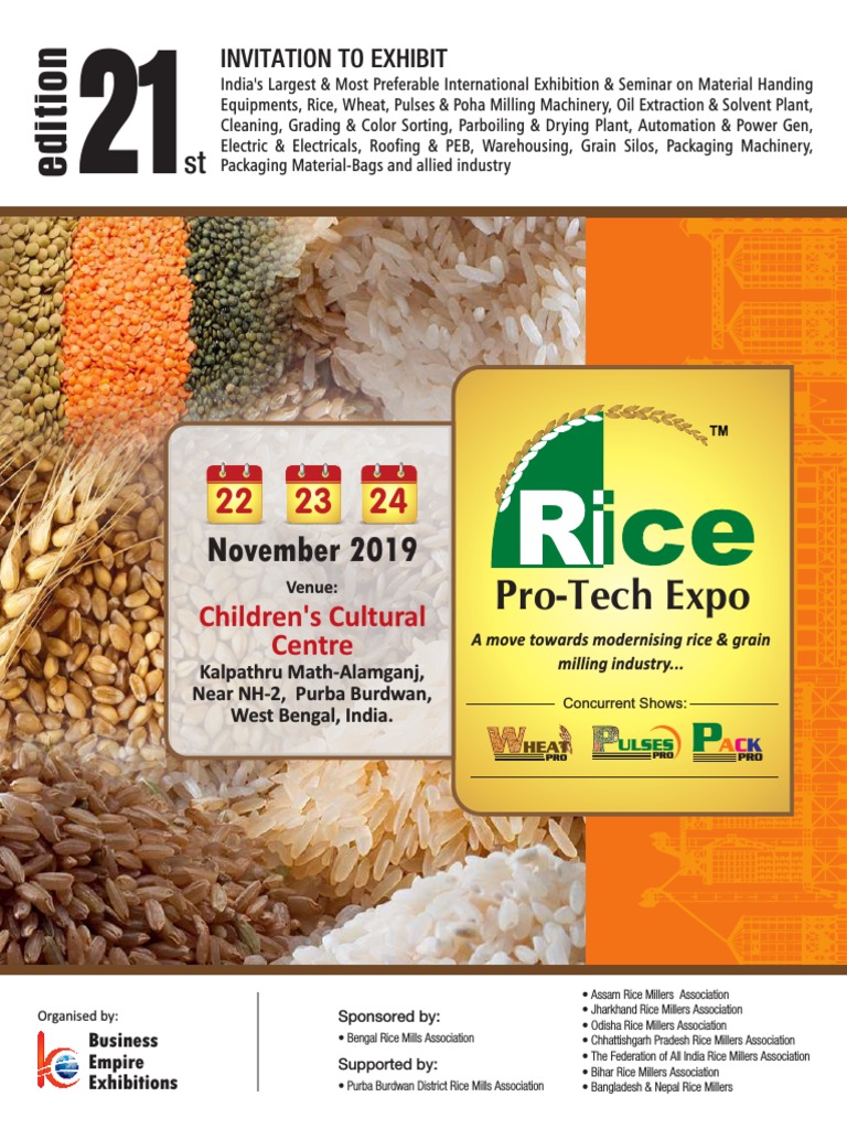 Pro-Tech Expo: November 2019 | PDF | Rice | Nature
