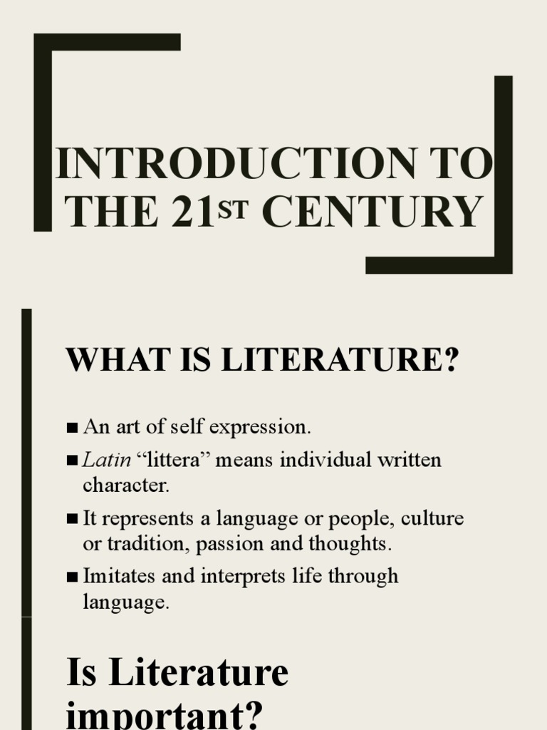 Understanding 21st Century Literature | PDF | Classics