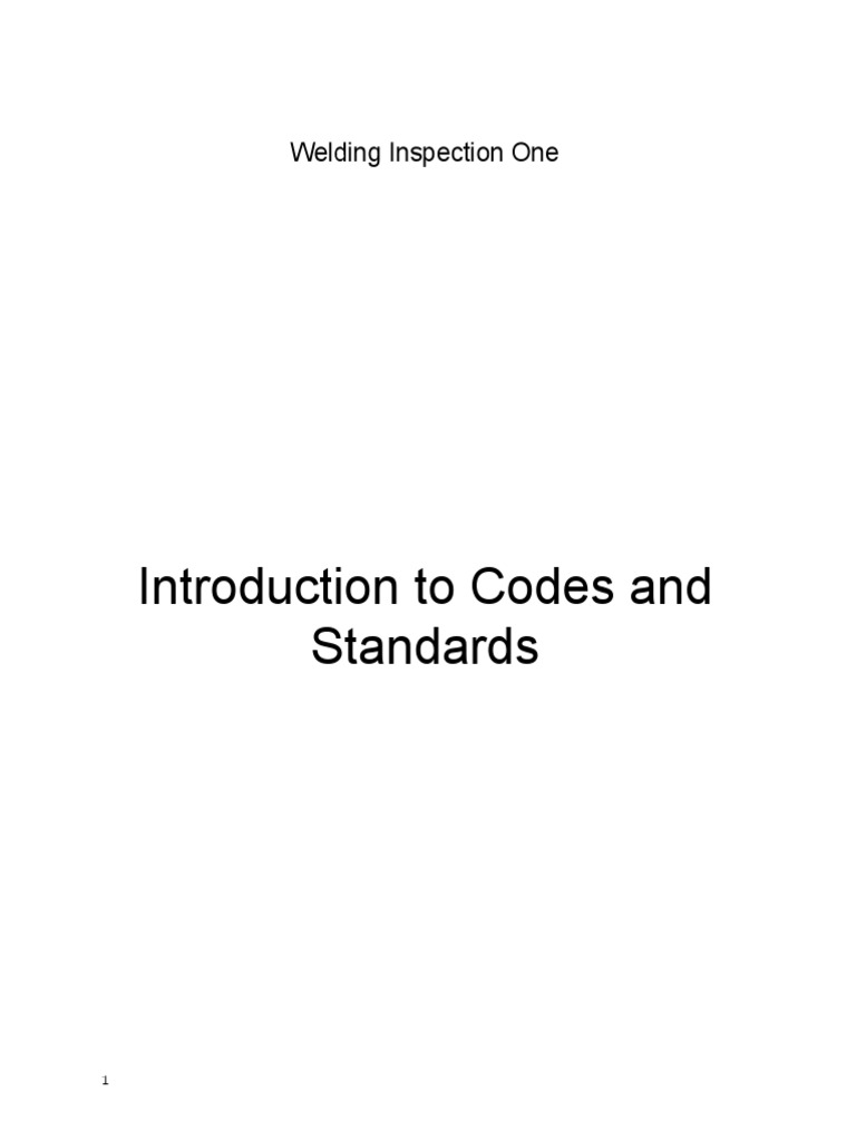 Introducion To Codes Standards and Specifications | PDF | Pipe (Fluid ...