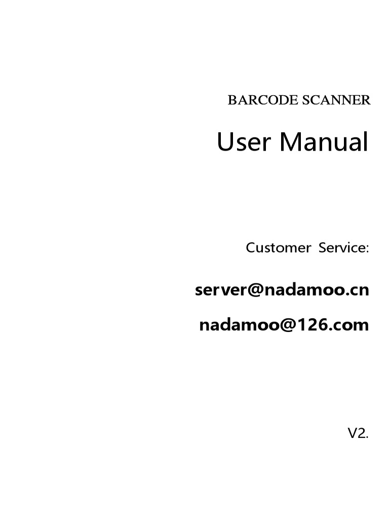 User Manual: Barcode Scanner Barcode Scanner | PDF | Universal Product ...