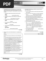 B2 - Workbook - Answer - Key - Units1 - 2 - 3 | PDF | Cognitive Science
