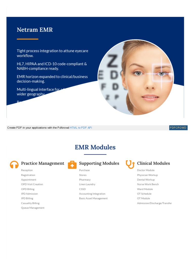 Netram EMR: Create PDF in Your Applications With The Pdfcrowd | PDF ...