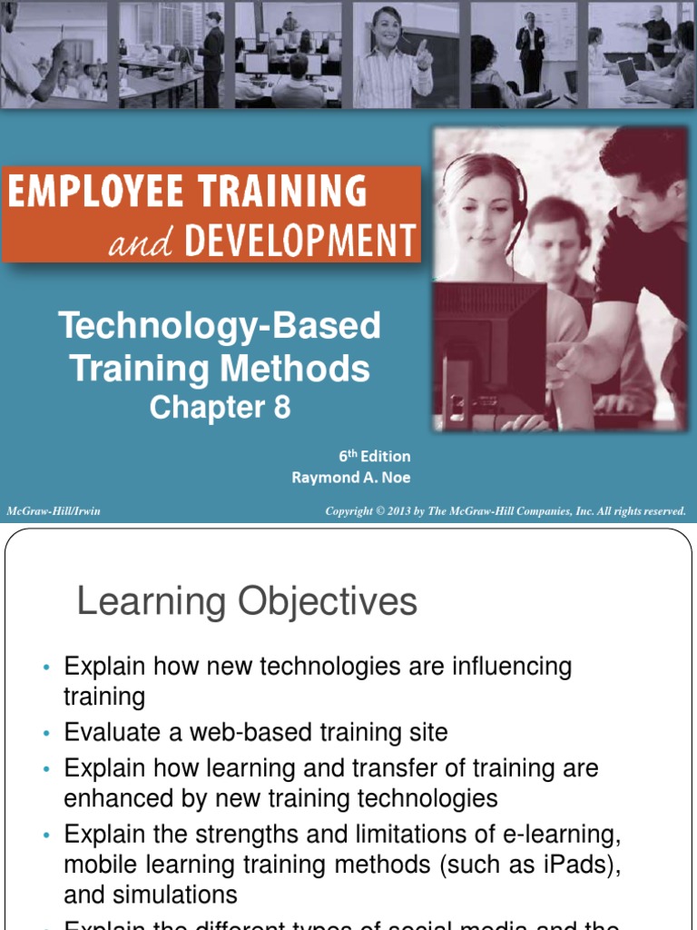 Technology-Based Training Methods: 6 Edition Raymond A. Noe | PDF ...