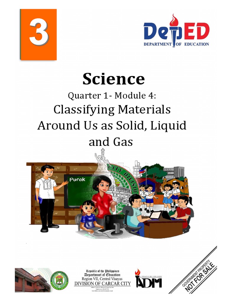Edited SCIENCE 3eng. Module 4 Week 4 v.01 CC 1 | PDF | Liquids ...