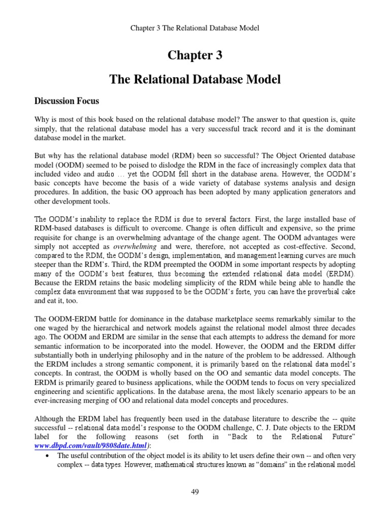 chp3 Solution | PDF | Relational Database | Relational Model