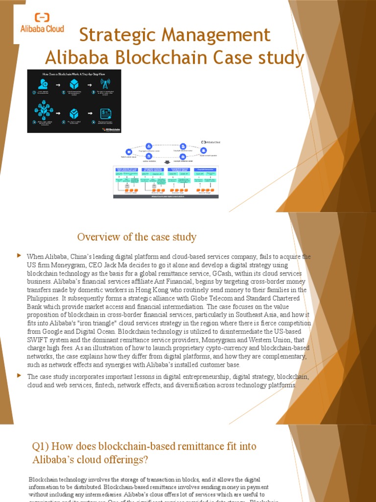Strategic Management Alibaba Blockchain Case Study | PDF | Alibaba ...