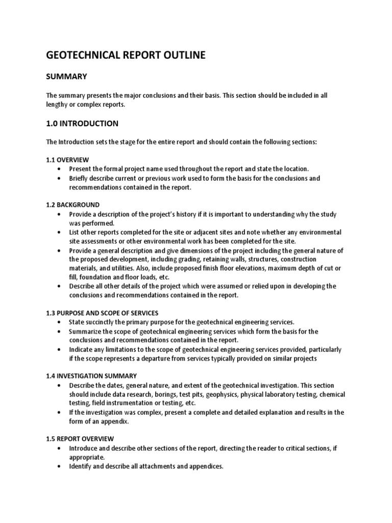 Geotechnical Engineer Assessment Overview | PDF | Geotechnical ...