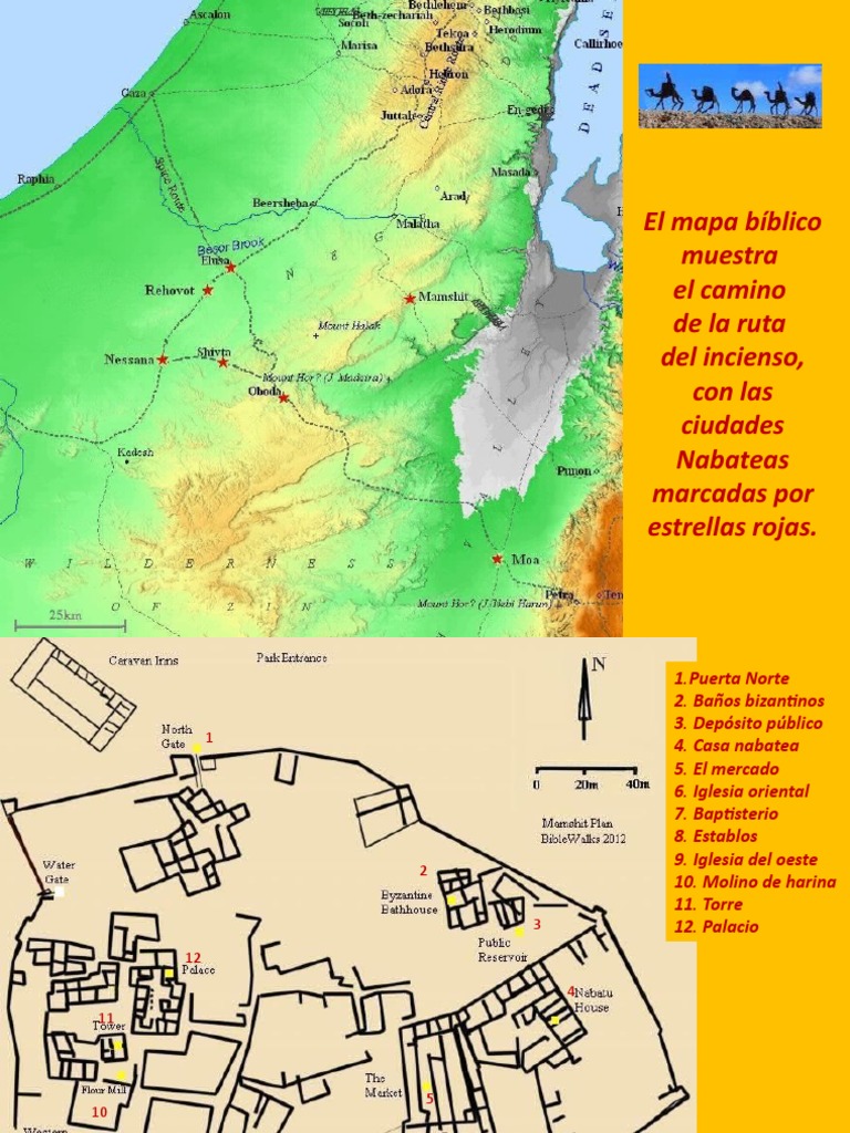 Ciudades Nabateas en el Mapa Bíblico | PDF | Iglesia (edificio) | Torre