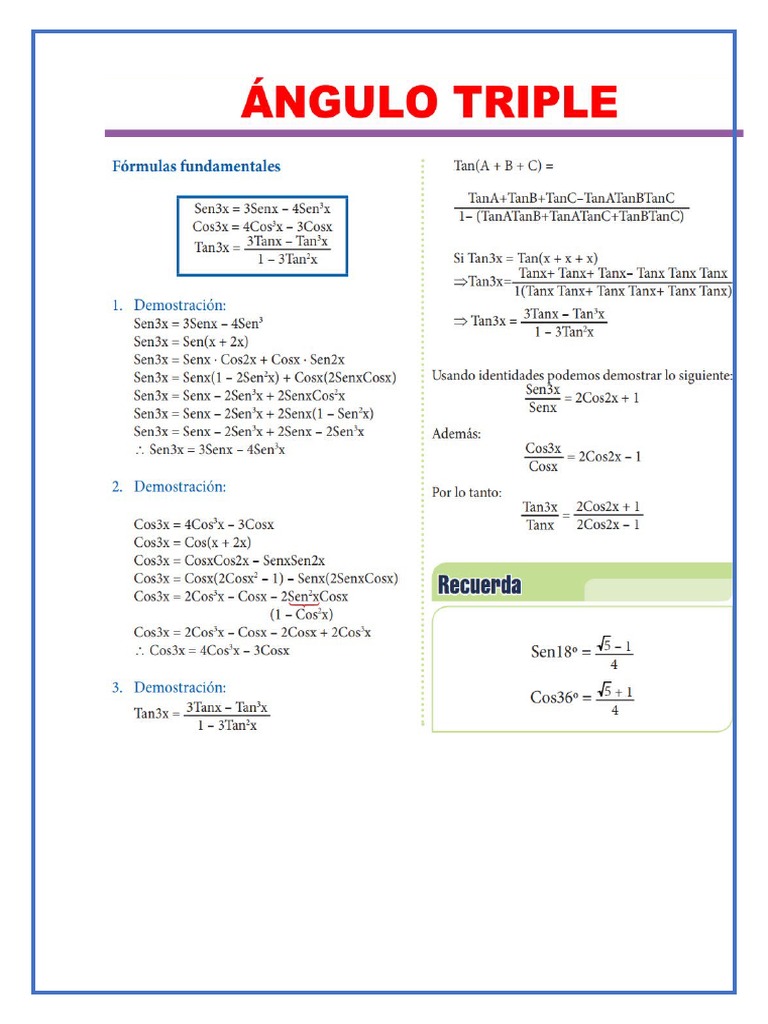 Angulos Triples | PDF