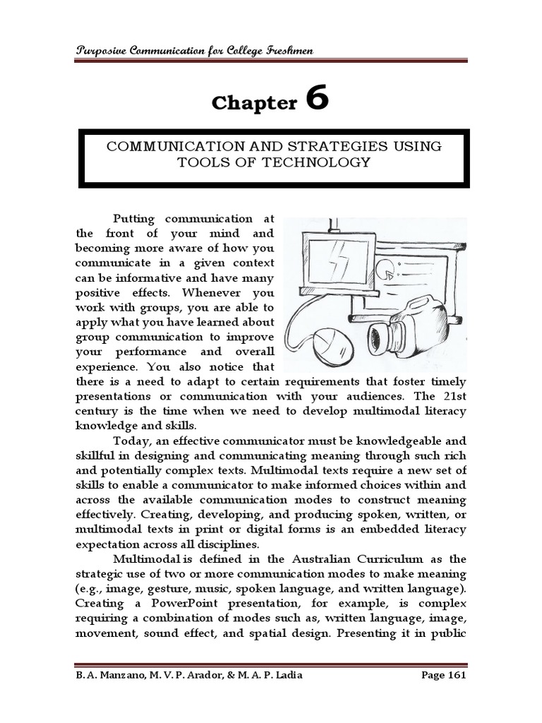 Lecture 6 - Communication and Strategies Using Tools of Technology ...