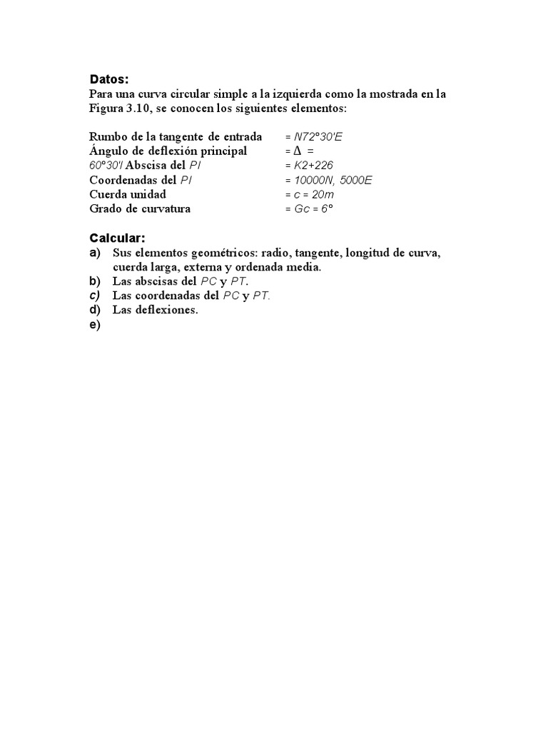 Diseño Geométrico de Carreteras, 2da Edición TALLER 2 (Reparado ...