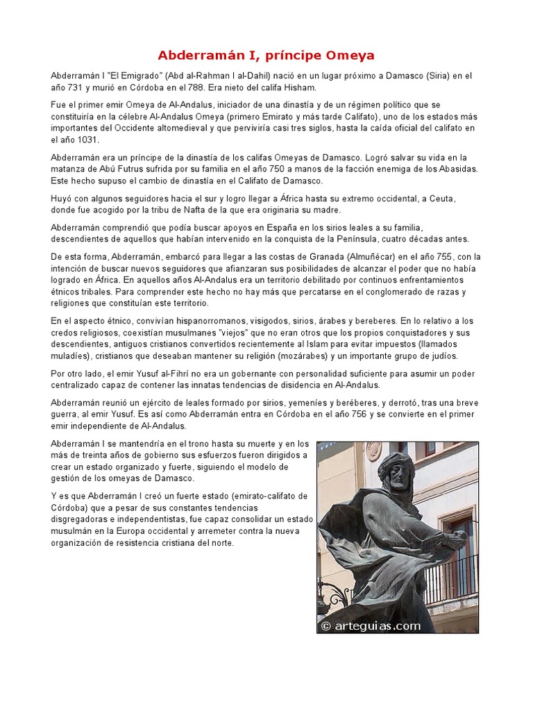 Abderramán I: Fundador de Al-Andalus | PDF | Oriente Medio | Corán