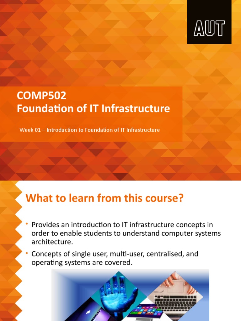 Week 01 - Introduction To Foundation of IT Infrastructure | Download ...