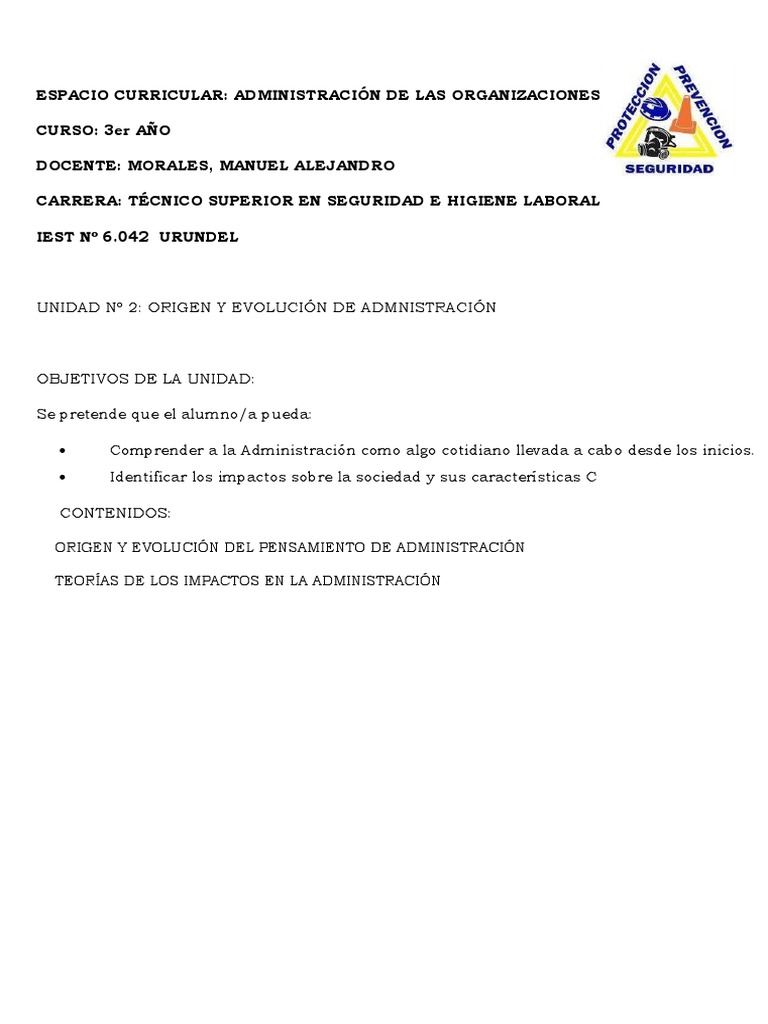 Adm-Org Mat6 | PDF | Revolución industrial | Teoría