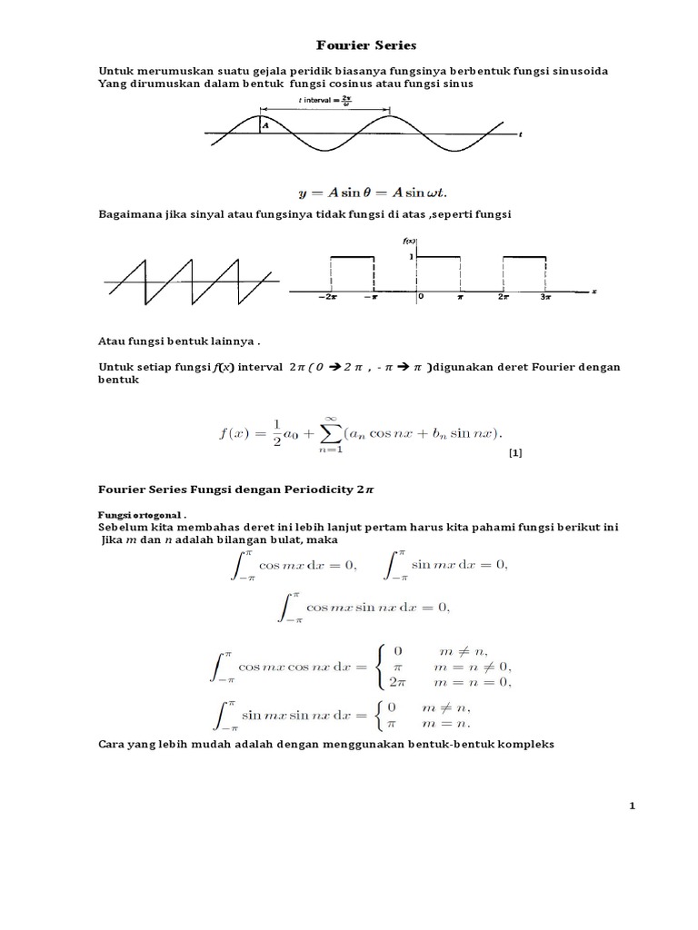 Fourier Series | PDF