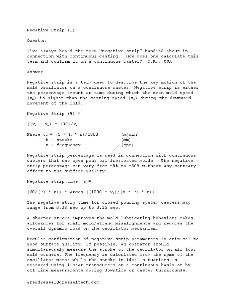 Negative Strip | PDF