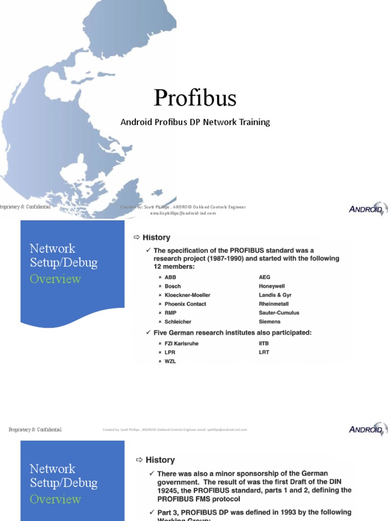 Profibus DP Network Setup Guide | PDF | Information And Communications Technology | Electronic ...