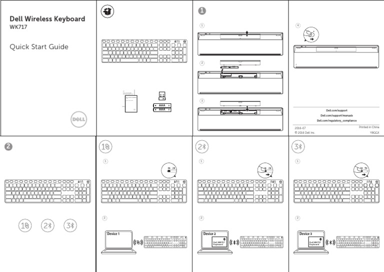 Dell-Premier-Wir-Kybrd-Wk717 - Setup Guide - En-Us PDF | PDF