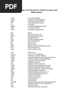 Acronyms and Abbreviations Oil and Gas Field PDF | PDF | Natural Gas ...