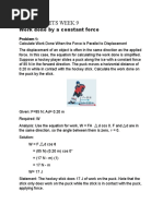 Force Word Problems and Solutions | PDF | Potential Energy | Force