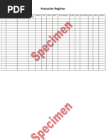 Accession Register Format | PDF