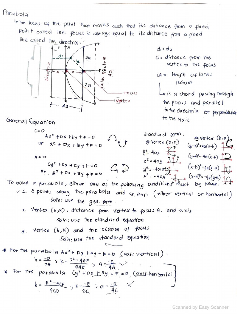 Conic Sections | PDF