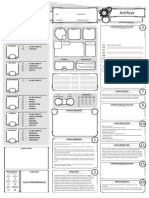 Artificer Character Sheet 5e | PDF