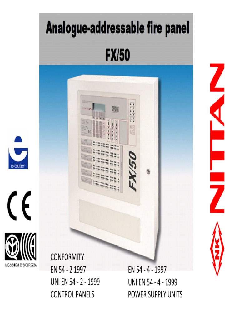 Fire Alarm System - Nittan | PDF | Teknologi & Rekayasa