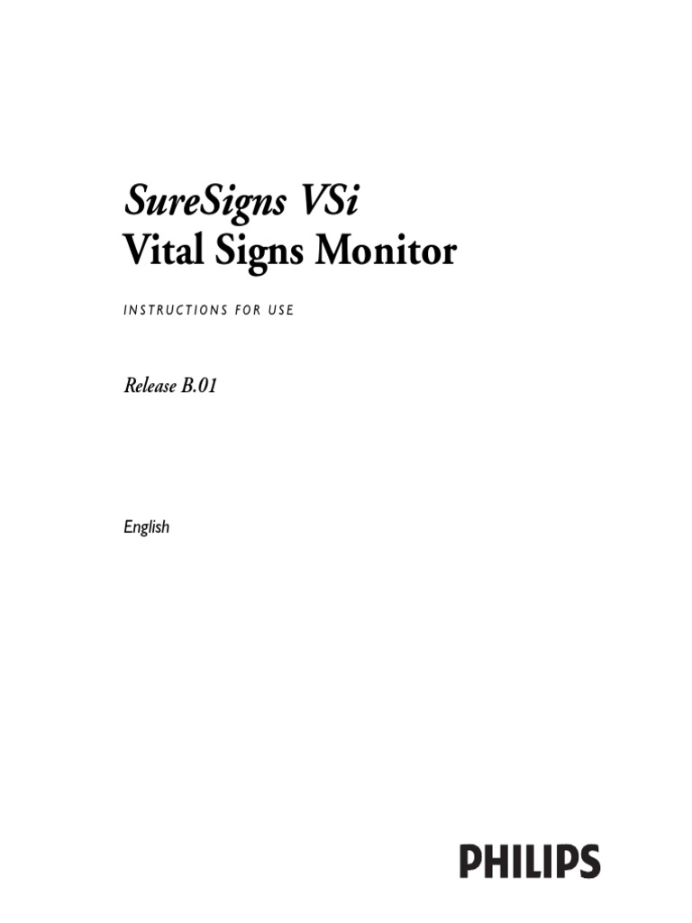 Philips SureSigns VSi Monitor Owners Manual PDF | PDF | Alternating ...