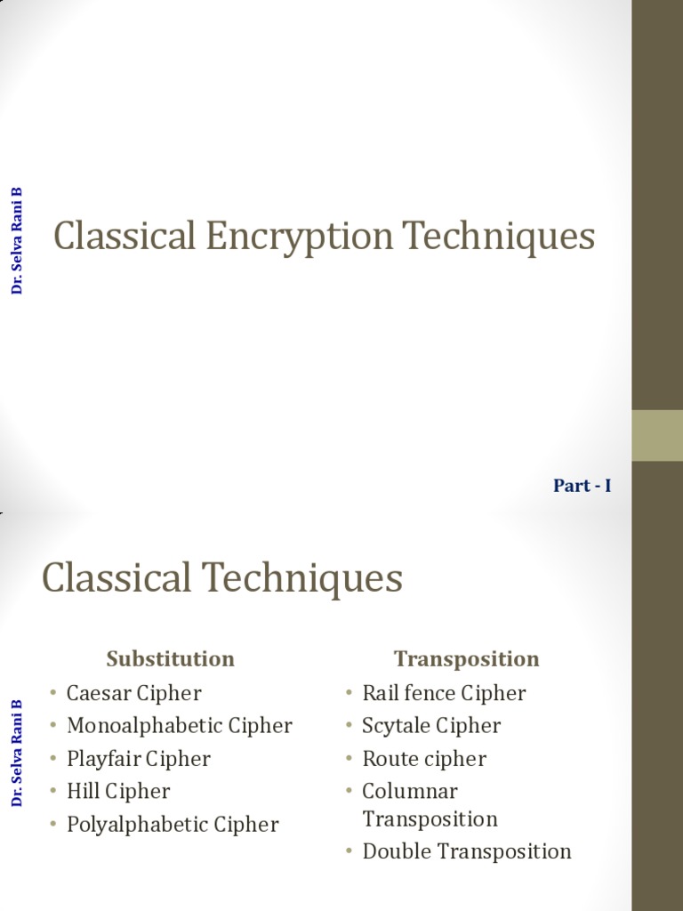 Transposition Techniques | PDF | Cipher | Cryptography