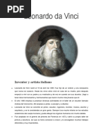 Biografía de Leonardo da Vinci para Niños | PDF | Leonardo Da Vinci ...
