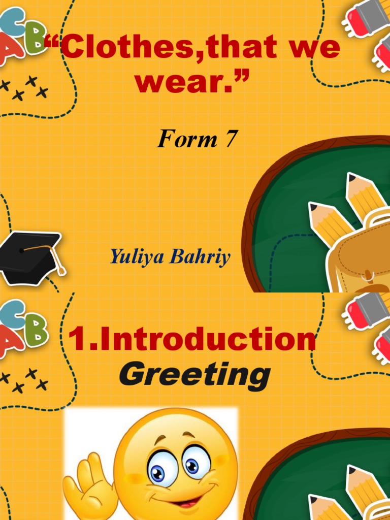 Exploring Clothing: An Analysis of Types of Clothes, Their Uses, and ...