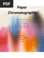 Paper Chromatography Lab Report | PDF | Chromatography | Elution