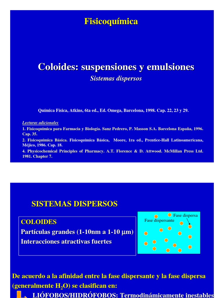 Coloides | PDF | Coloide | Ciencia de los materiales