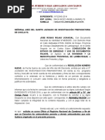 Escrito Reprogramacion de Audiencia - Juicio Oral | PDF