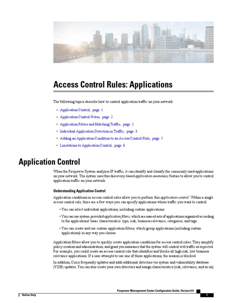Access Control Rules Applications | PDF | Transport Layer Security ...