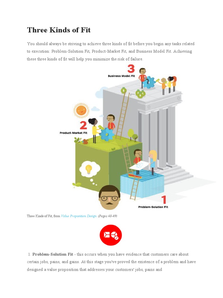 Three Kinds of Fit | PDF | Business Model | Customer