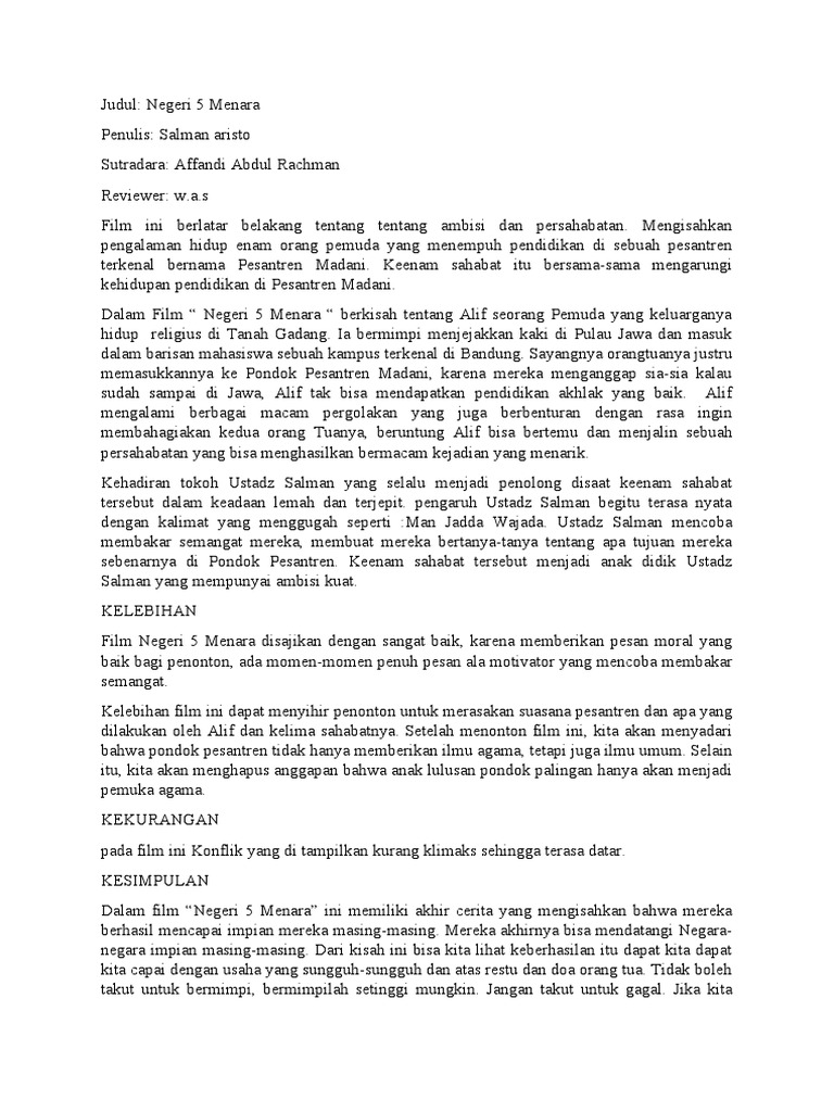 Contoh Teks Ulasan | PDF