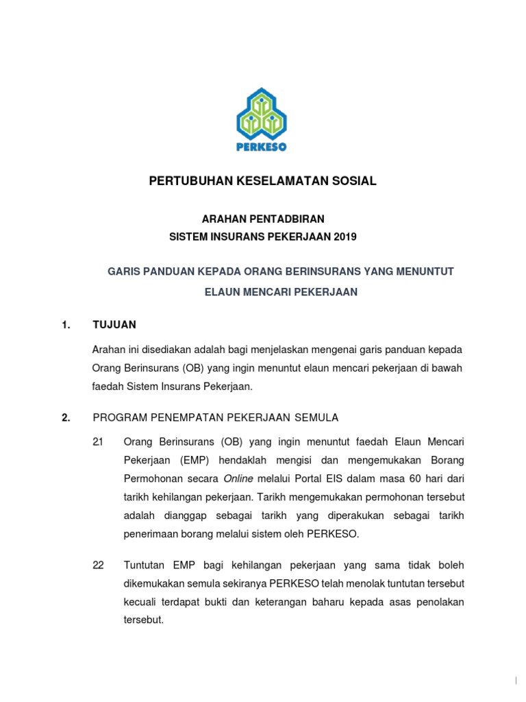 Panduan Mengisi Borang Pendaftaran Pekerja Perkeso Panduan Mengisi Borang Pendaftaran Pekerja Perkeso