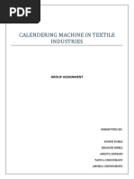 Calendering | PDF | Textiles | Materials