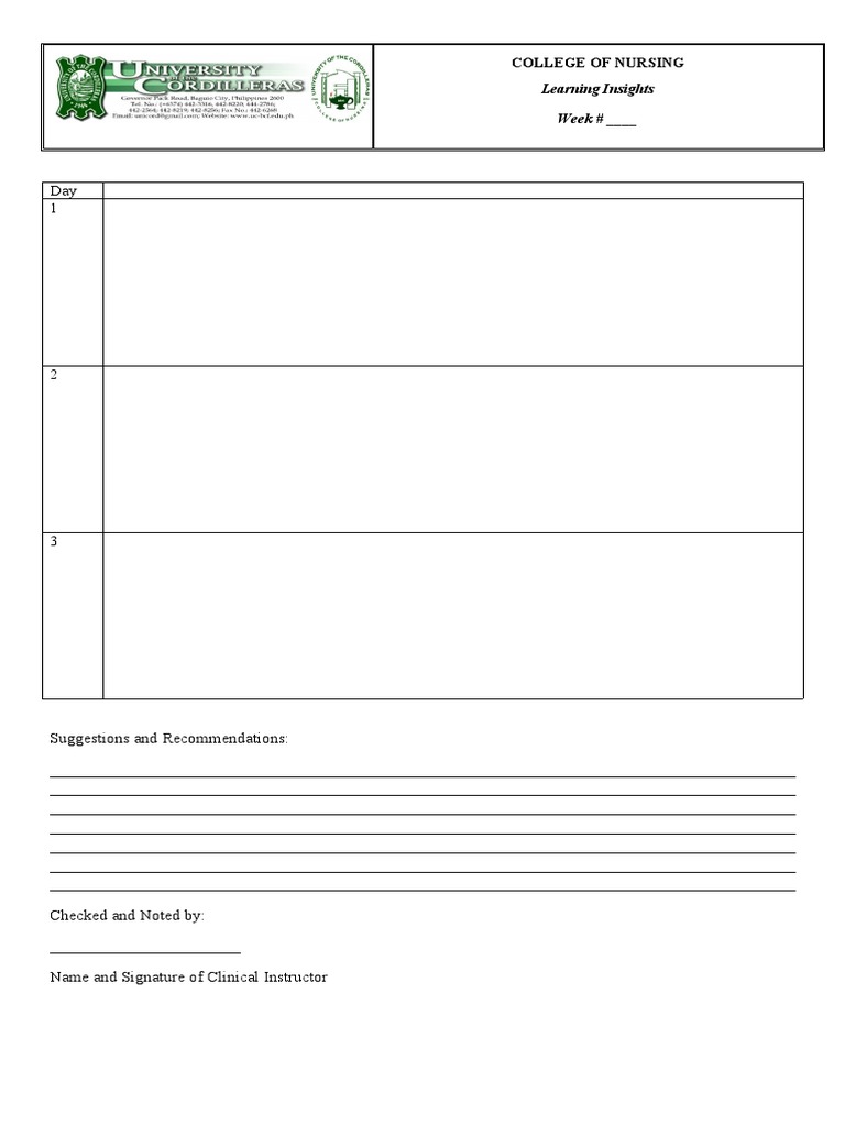 Learning Insight Format | PDF