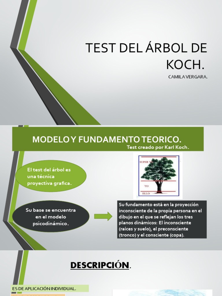 Test del Árbol de Koch: Guía y Análisis | PDF | Arboles | Mente ...