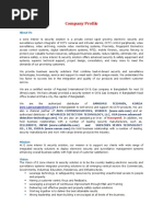 Security Company Profile Sample | PDF