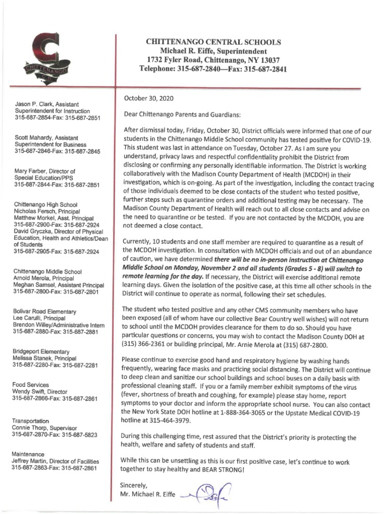 Chittenango Middle Remote | PDF