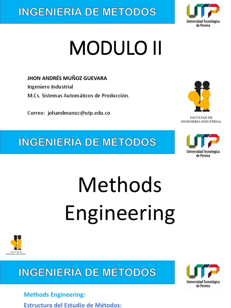 Ingenieria de Metodos - Modulo Ii | PDF | Sectores Economicos | Gestión ...