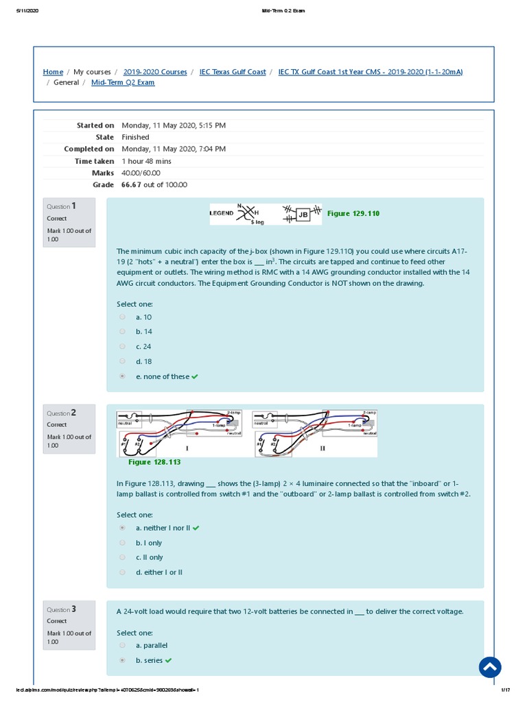 Mid-Term Q2 Exam PDF | PDF | Voltage | Fluorescent Lamp